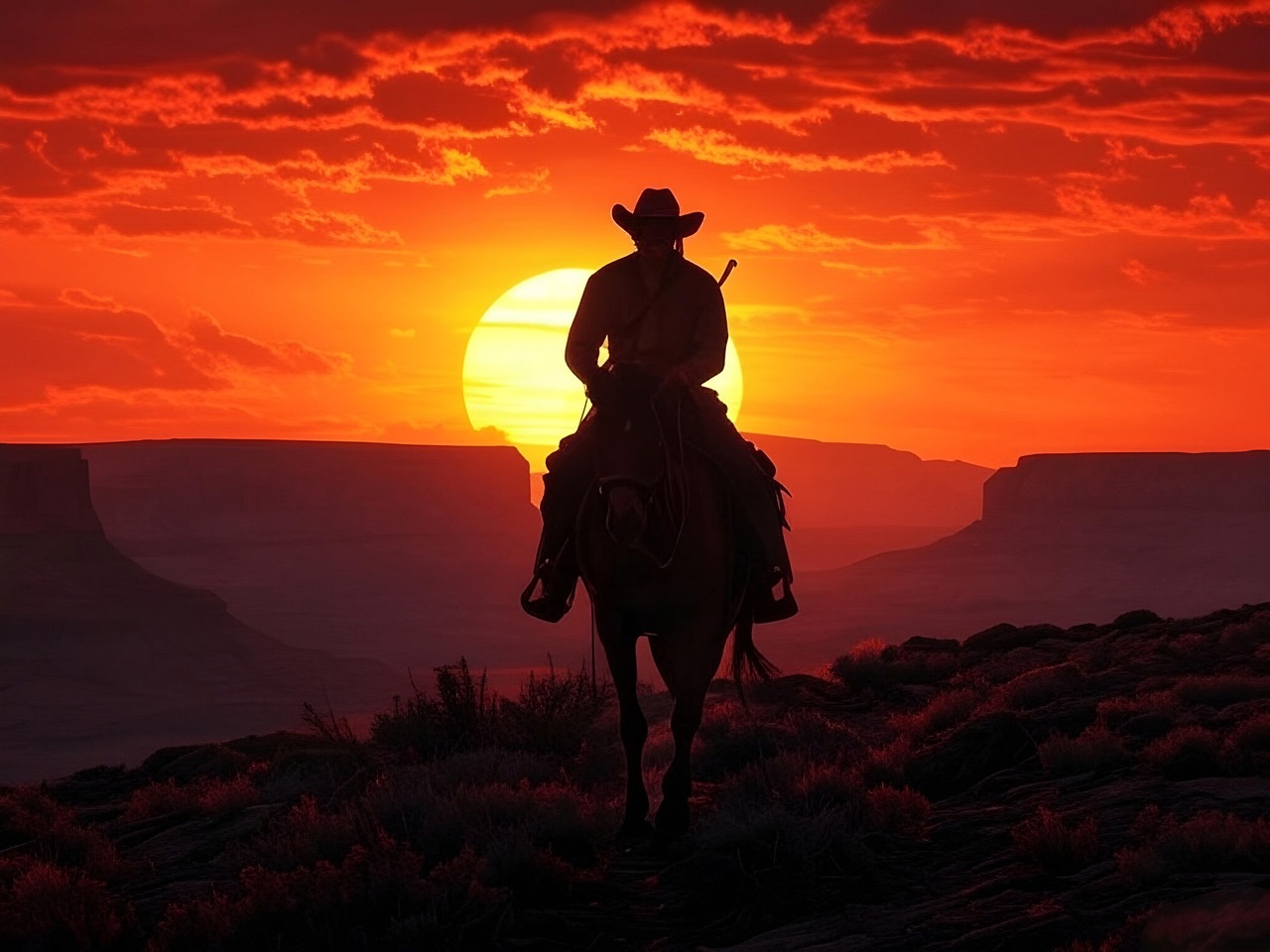 Cowboy Western Nature - Free photo on Pixabay