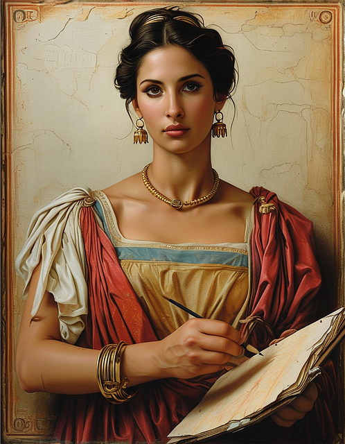 Download Ai Generated, Sappho, Woman. Royalty-Free Stock Illustration ...