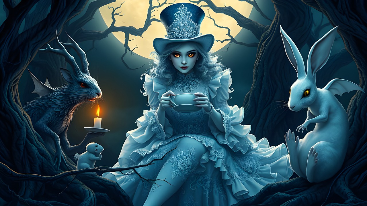 Download Alice Hatter Wonderland Royalty Free Stock Illustration