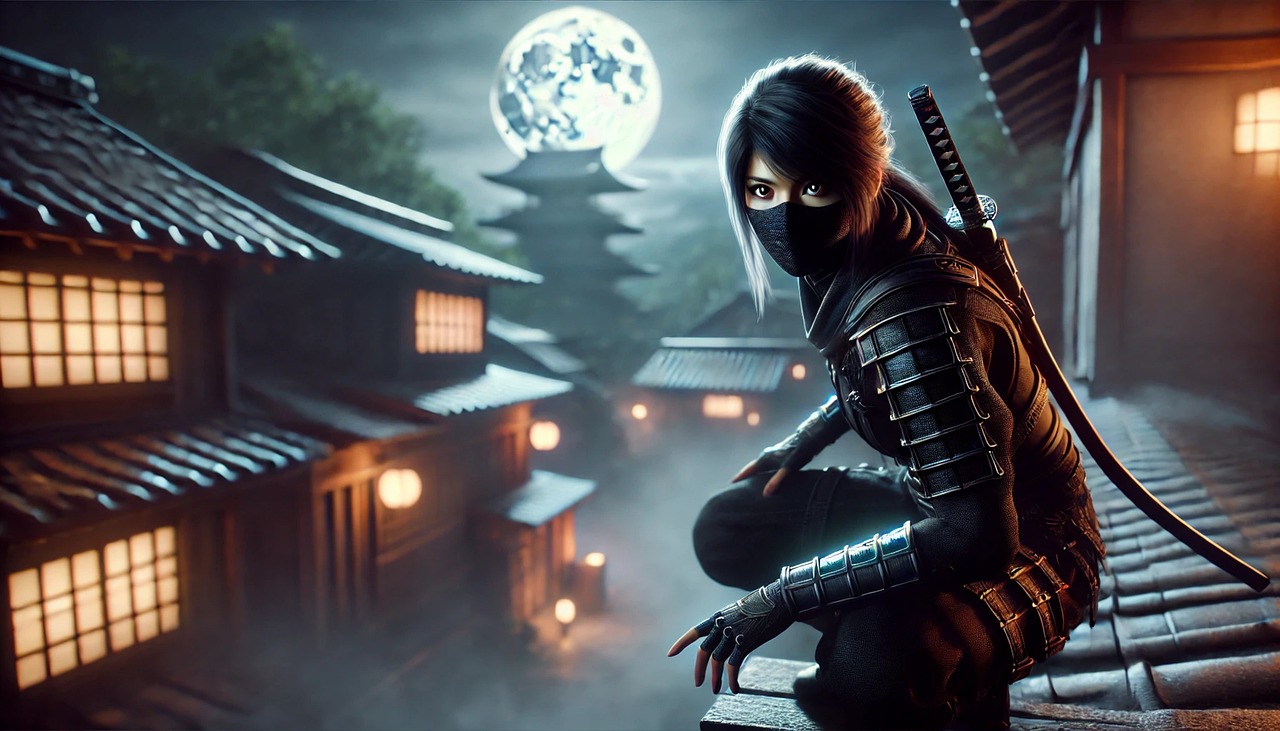 Ninja Woman Night - Free photo on Pixabay