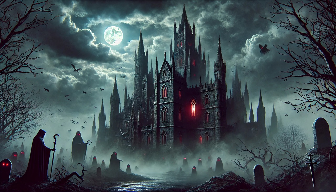 Download Castle, Haunted, Gothic. Royalty-Free Stock Illustration Image ...