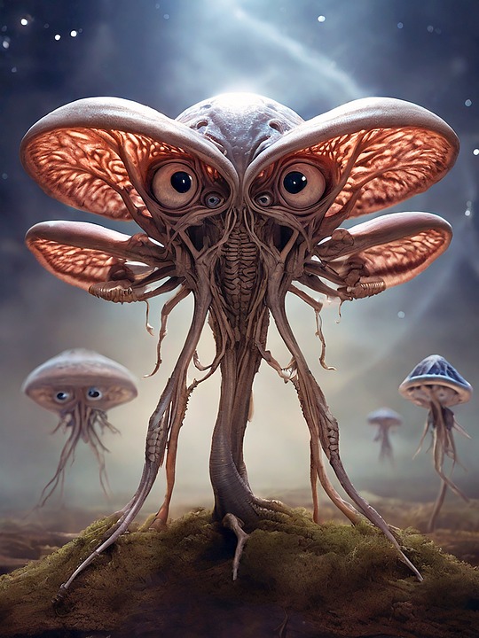 Download Ai Generated, Alien, Creature. Royalty-Free Stock Illustration ...