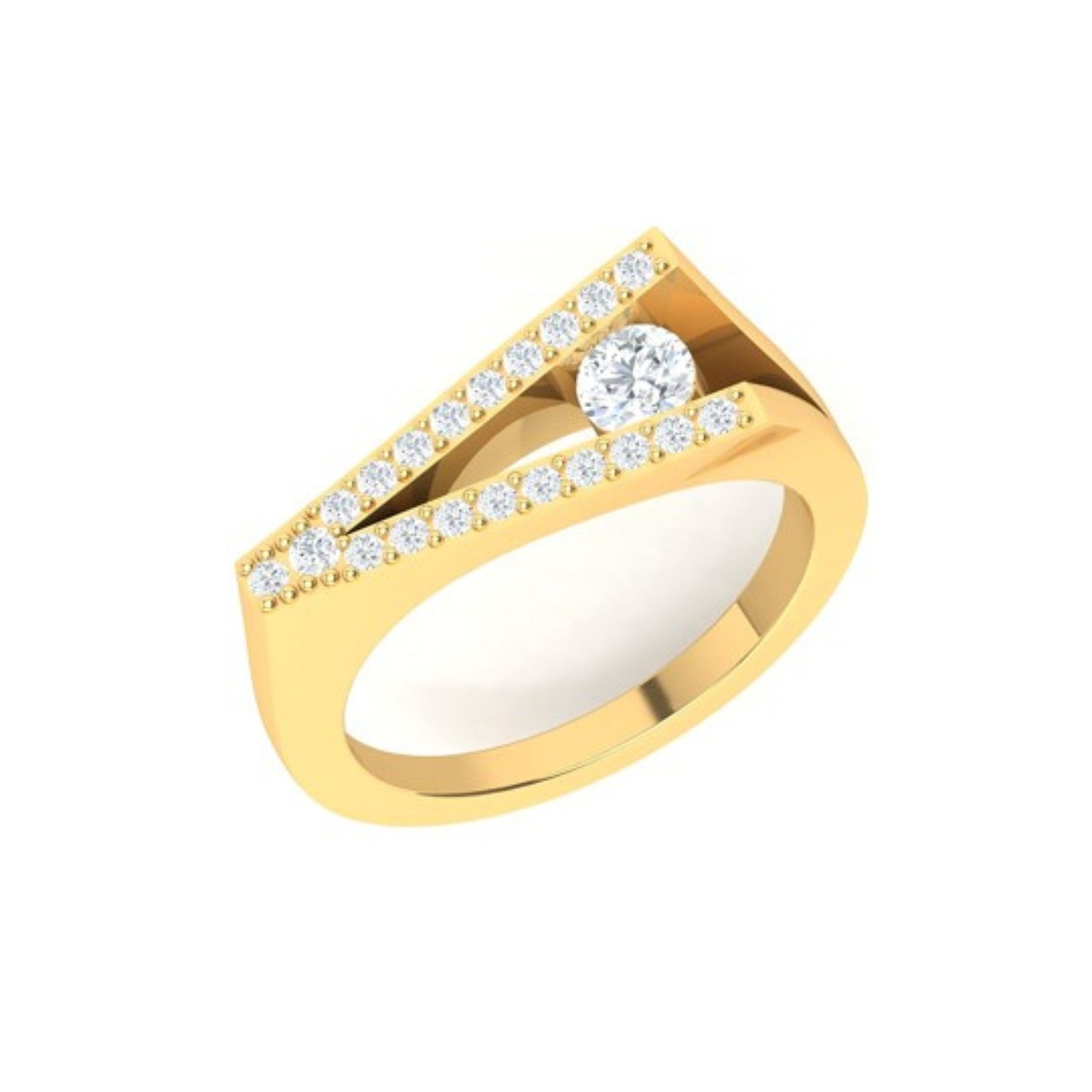 Modern Arc Designer Ring Lab Grown - Free photo on Pixabay