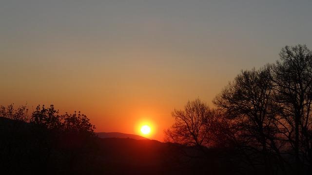 Le Coucher Du Soleil Printemps - Photo gratuite sur Pixabay