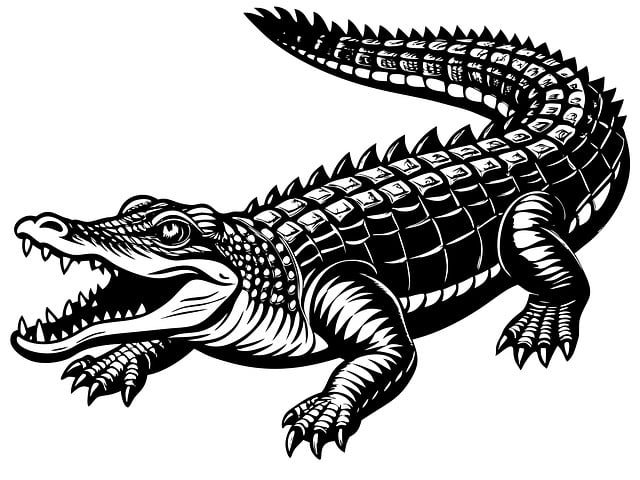 Download Crocodile, Alligator, Reptile. Royalty-Free Vector Graphic ...