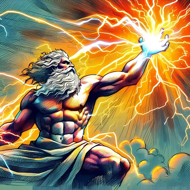 Zeus Trovão Raio Mitologia - Imagens grátis no Pixabay