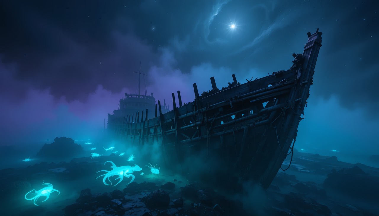 Download Shipwreck, Sea, Nature. Royalty-Free Stock Illustration Image ...