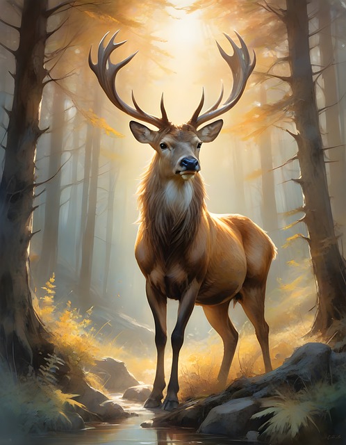 Download Ai Generated, Deer, Animal. Royalty-Free Stock Illustration ...