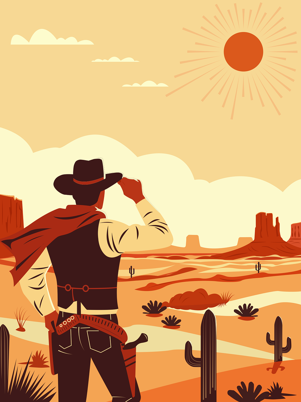 Download Cowboy, Man, Western. Royalty-Free Vector Graphic - Pixabay