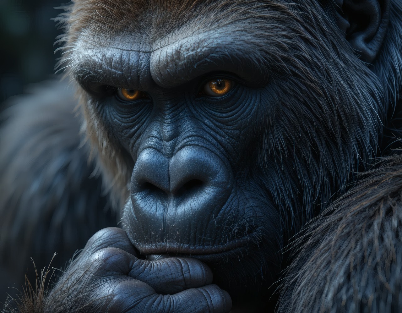 Download Gorilla, Nature, Primate. Royalty-Free Stock Illustration ...