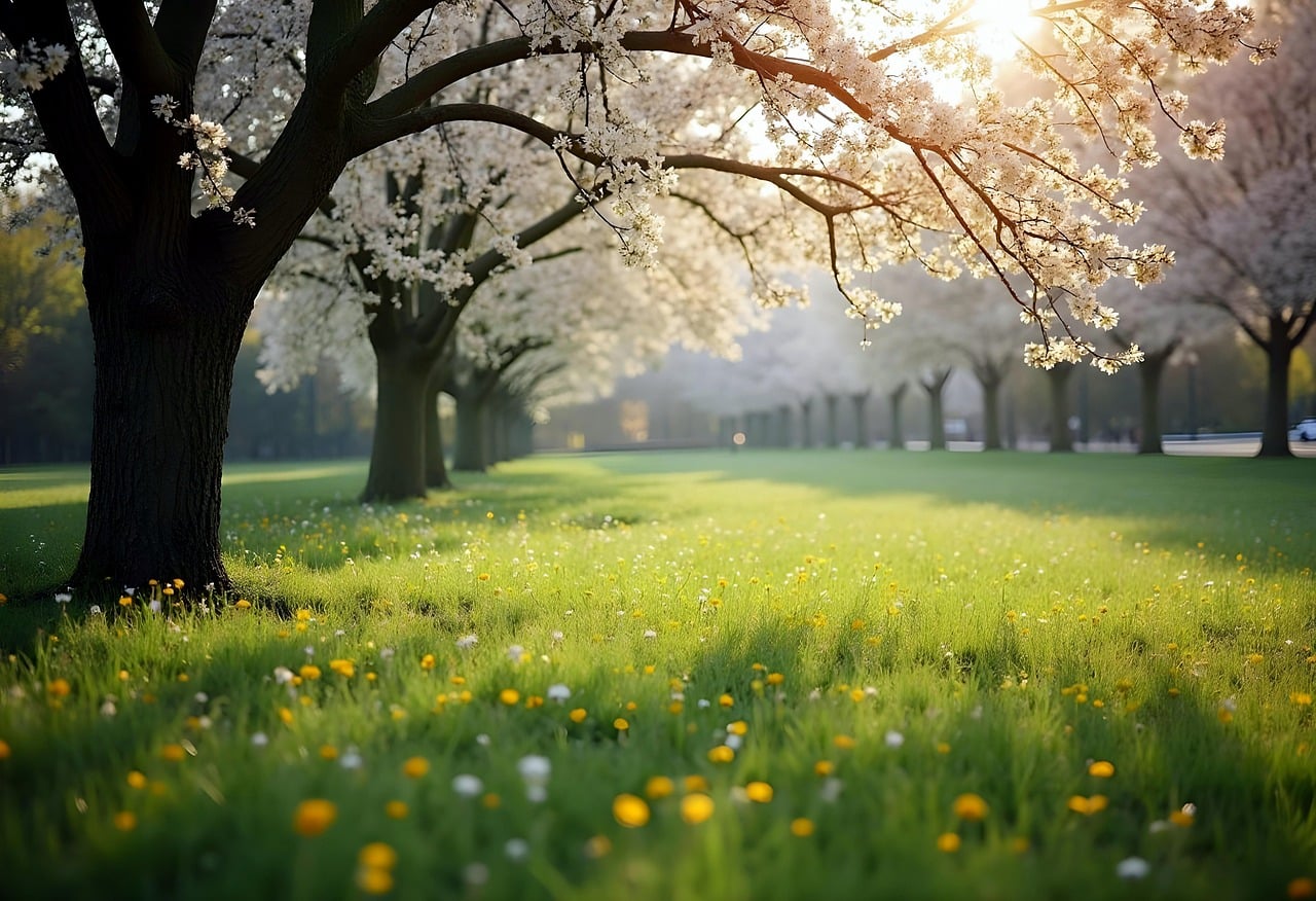 Download Trees, Blossom, Spring. Royalty-Free Stock Illustration Image ...