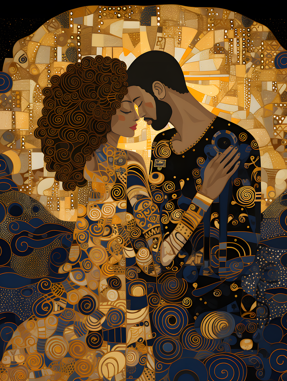 Download Art Nouveau, Gustav Klimt, Golden. Royalty-Free Stock ...