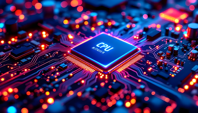 Download Cpu, Processor, Circuit Board. Royalty-Free Stock Illustration ...