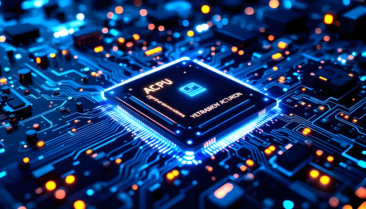 Download Cpu Central Processing Unit Circuit Board Royalty Free