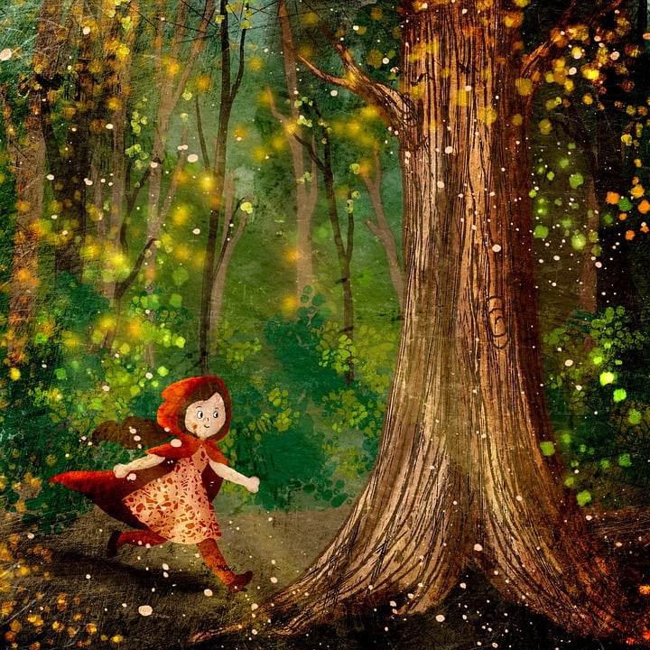 Download Little Red Riding Hood, Forest, Fairy Tale. Royalty-Free Stock ...