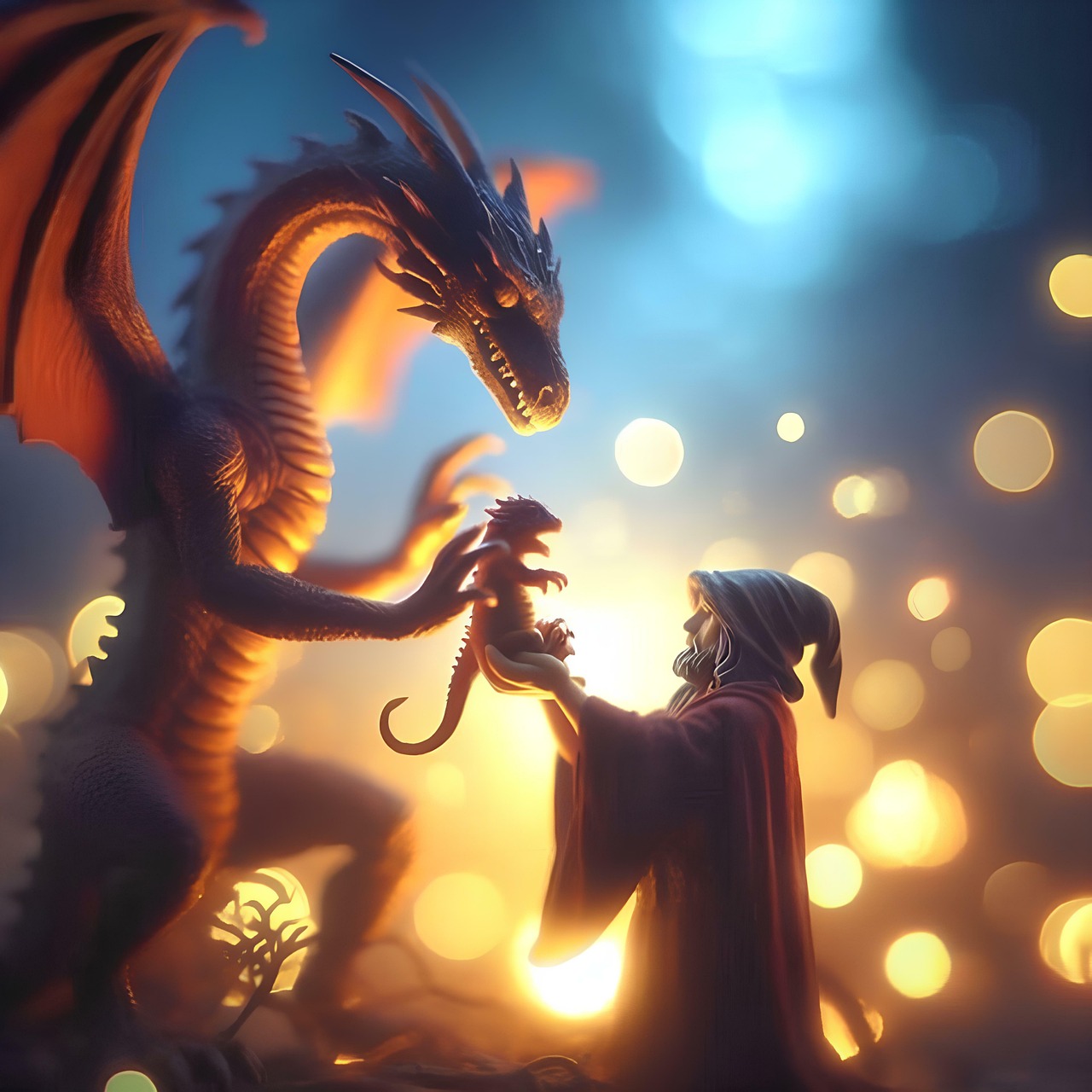 Download Dragon, Trainer, Baby Dragon. Royalty-Free Stock Illustration ...