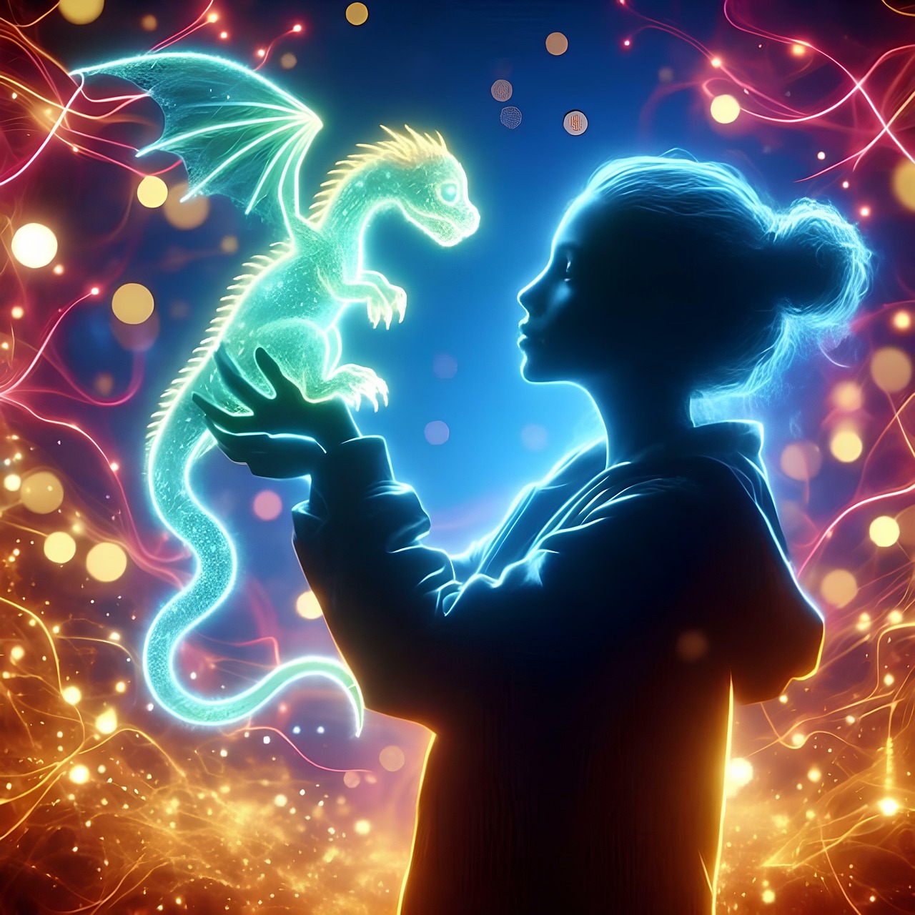 Download Dragon, Trainer, Baby Dragon. Royalty-Free Stock Illustration ...