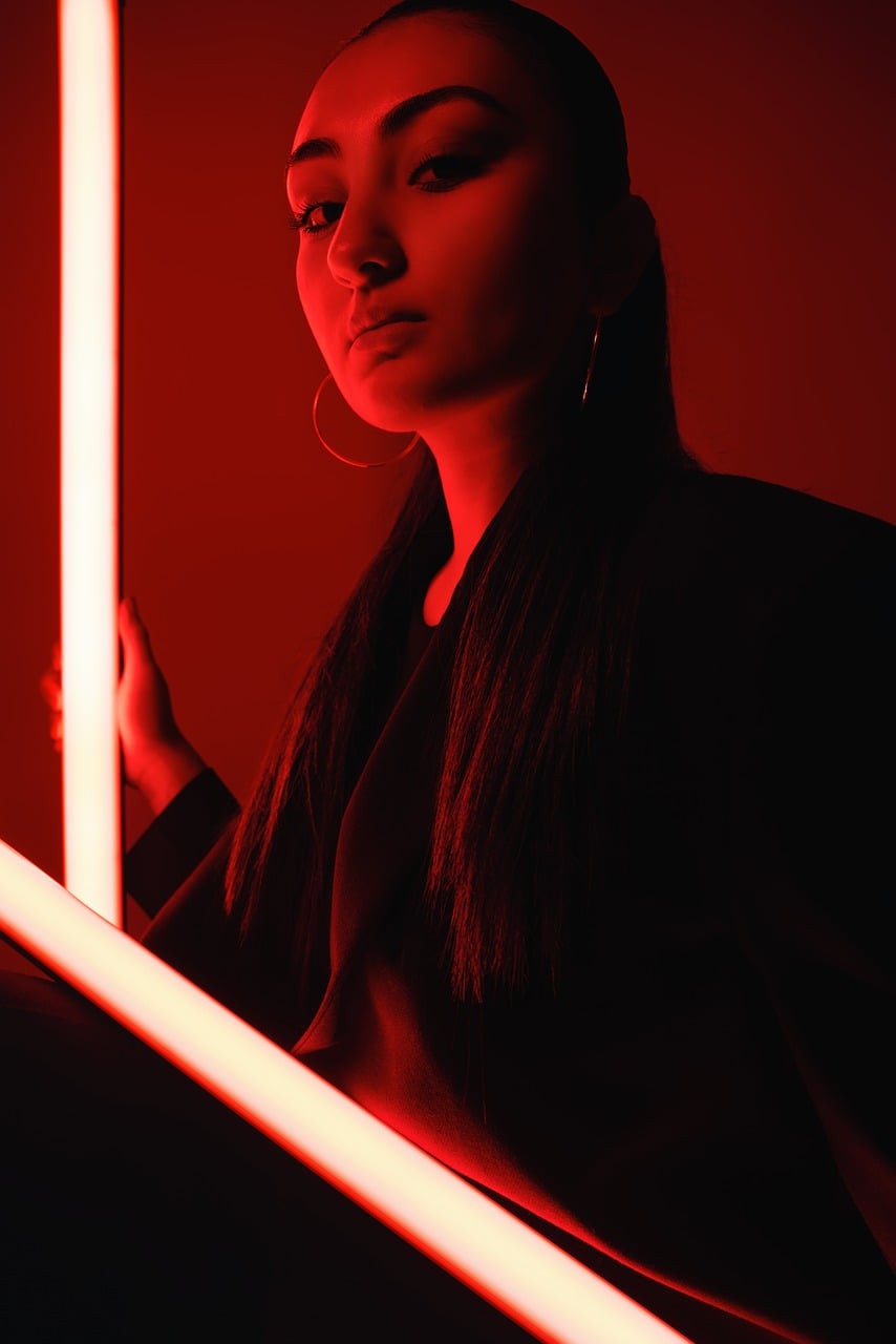 Retrato De Neón Moda Futurista - Foto gratis en Pixabay