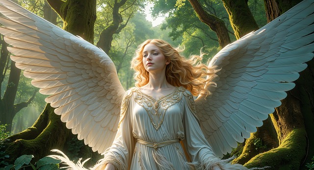 Download Angel, Fantasy, Forest. Royalty-Free Stock Illustration Image ...
