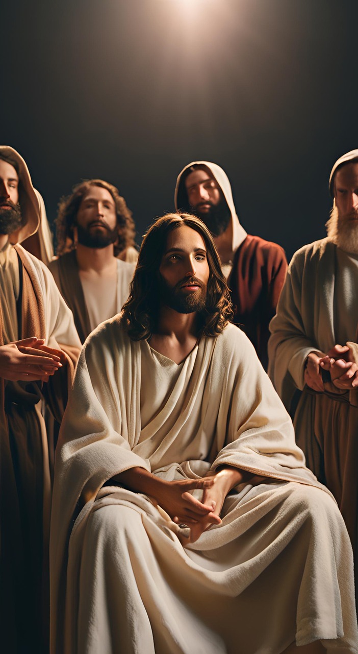 Yesus Dan Murid-Muridnya Berdoa - Gambar gratis di Pixabay