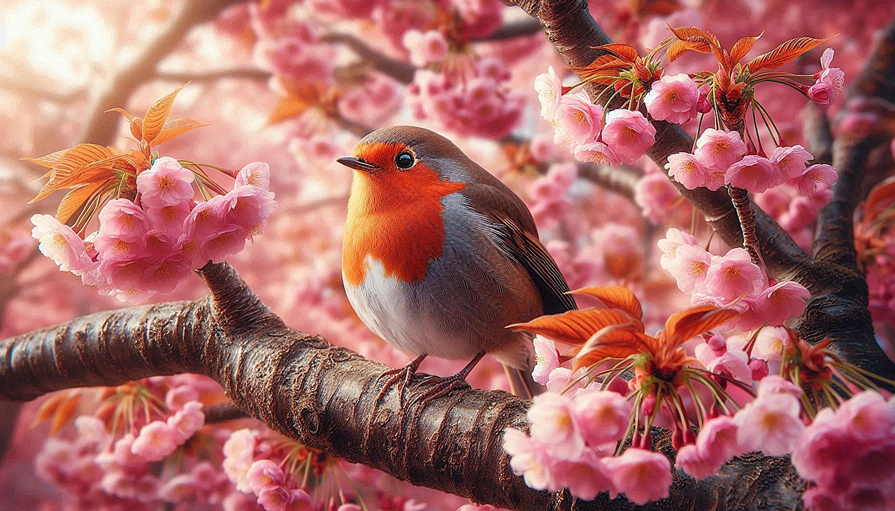 Download Ai Generated, Robin, Bird. Royalty-Free Stock Illustration ...