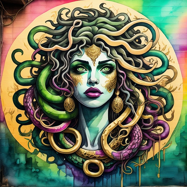 Download Medusa, Mythology, Snakes. Royalty-Free Stock Illustration ...