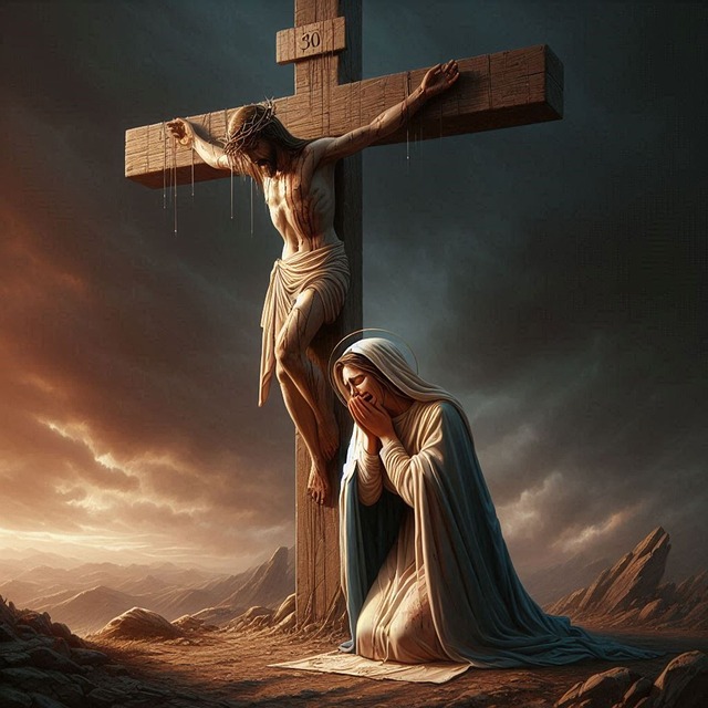 Download Pieta, Crucifixion, Jesus. Royalty-Free Stock Illustration ...