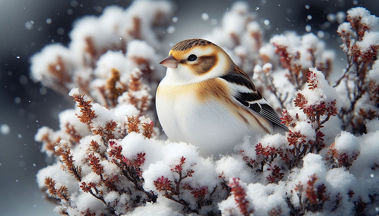 Download Snow, Bunting, Bird. Royalty-Free Stock Illustration Image ...