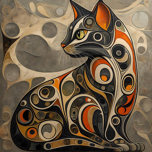 Download Ai Generated, Cat, Art. Royalty-Free Stock Illustration Image ...