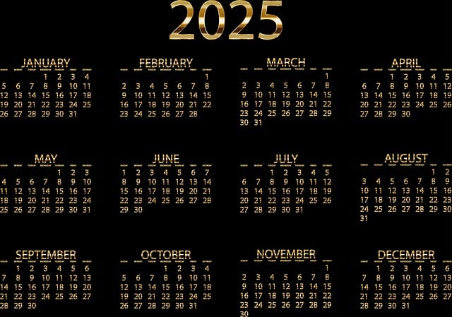 Free Calendar 2025 Vector Art - Download 496+ Calendar 2025 Icons ...