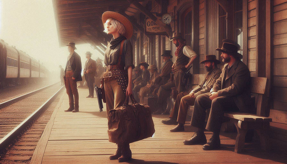 Download Wild West, Train Station, Rail. Royalty-Free Stock ...