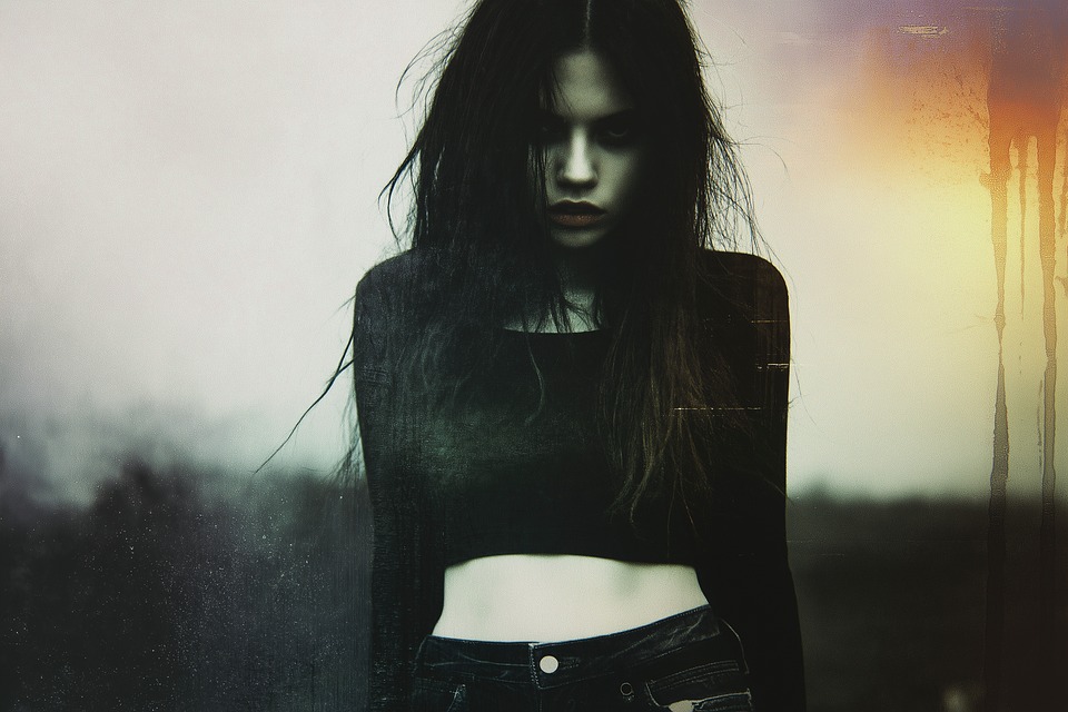 Download Woman, Portrait, Dark. Royalty-Free Stock Illustration Image ...