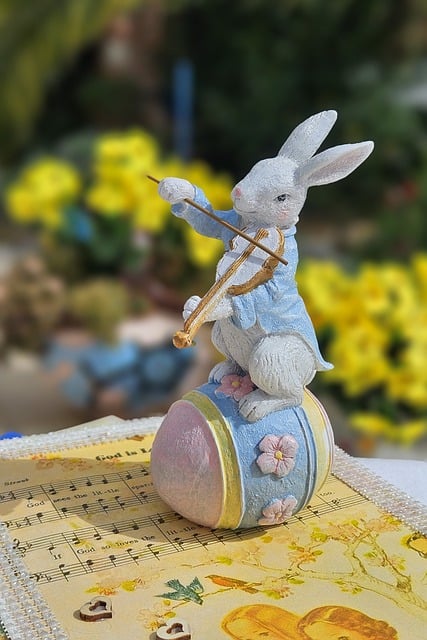 Easter Bunny Egg Violin - Free photo on Pixabay