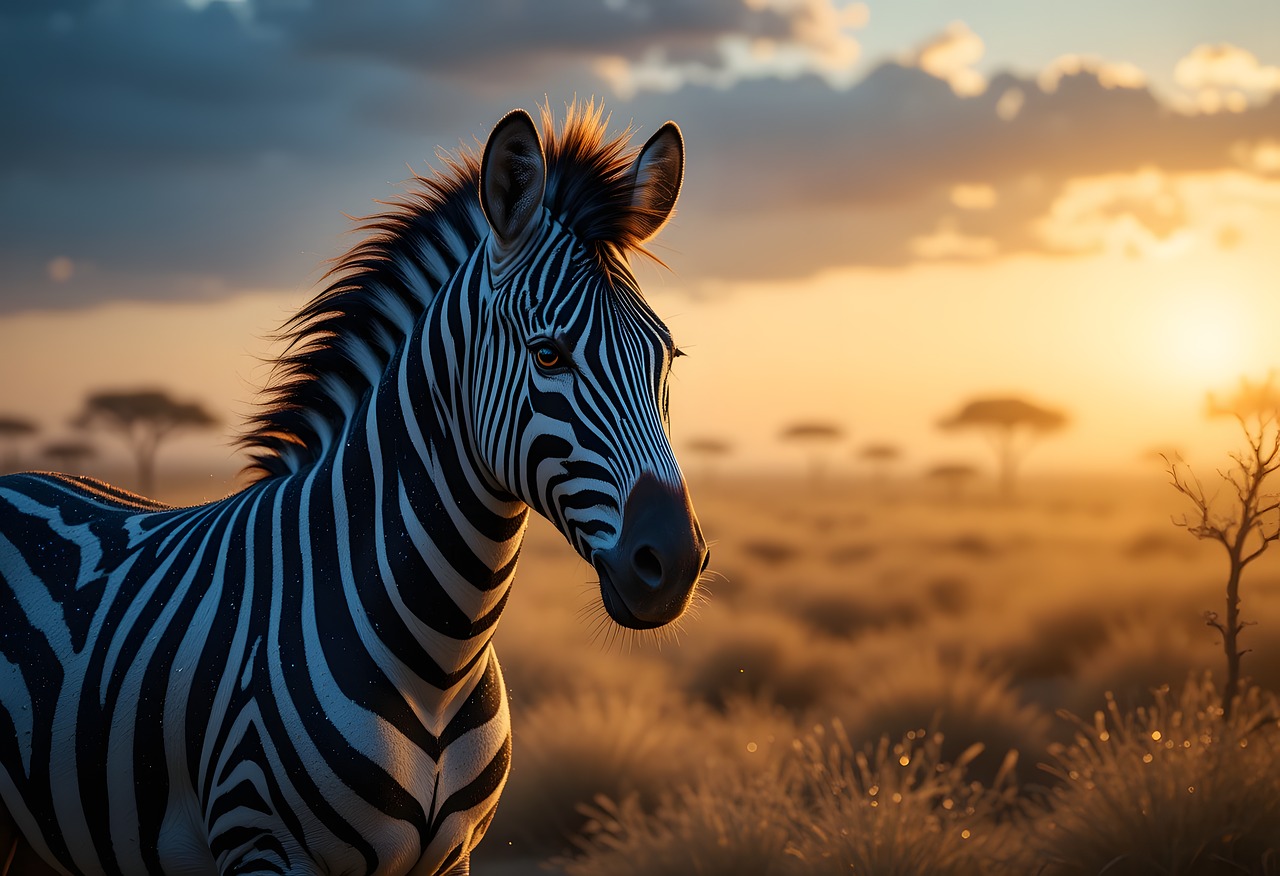 Download Ai Generated, Zebra, Nature. Royalty-Free Stock Illustration ...