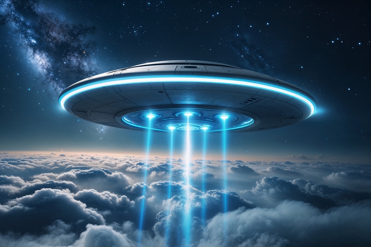 Download Spaceship, Ufo, Space. Royalty-Free Stock Illustration Image ...