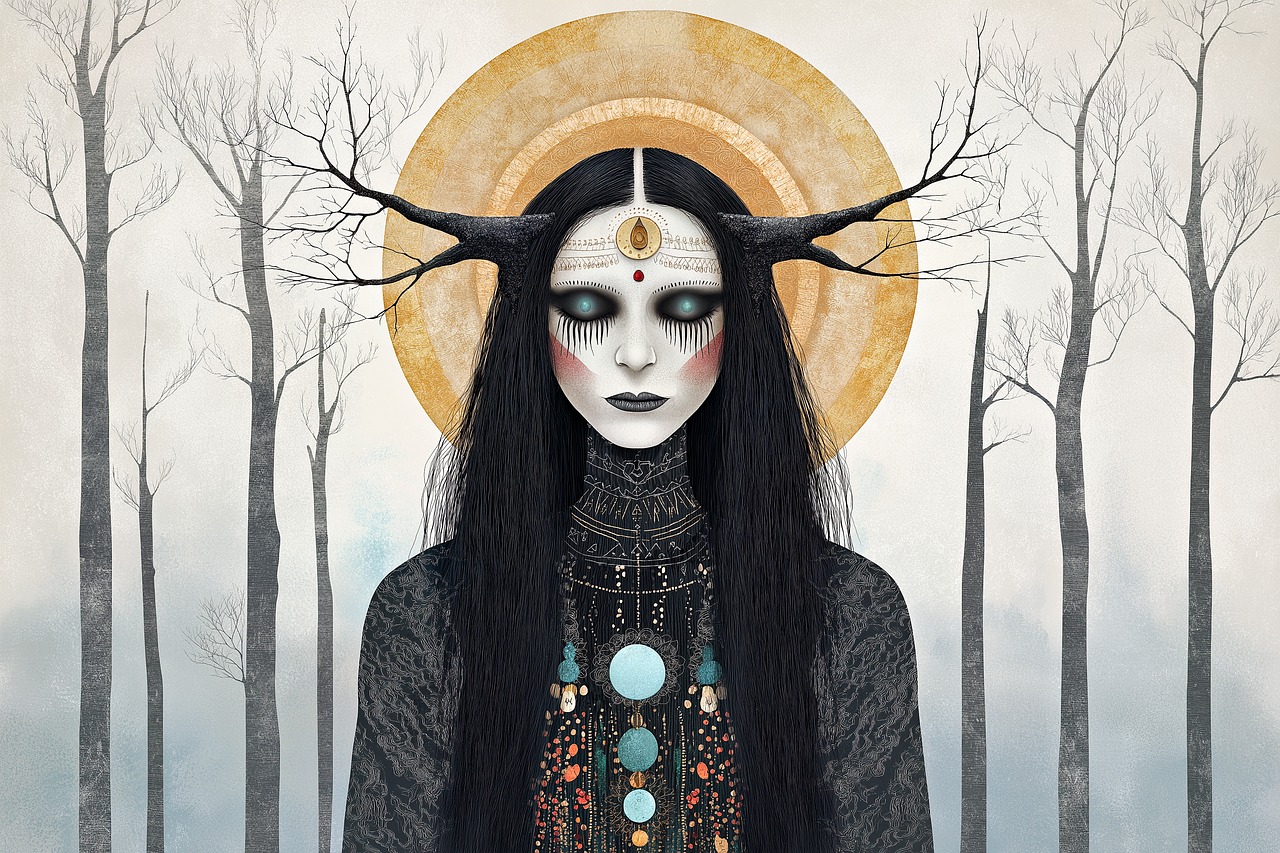 Download Mysticism, Darkness, Nature. Royalty-Free Stock Illustration ...