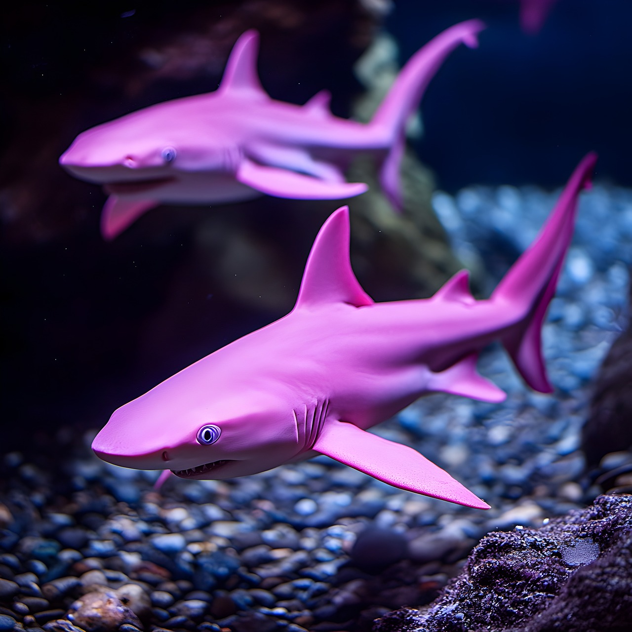 Requins Mignons Roses - Image gratuite sur Pixabay