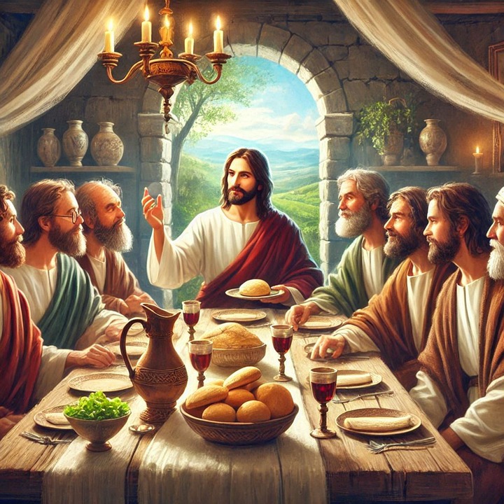 Download Jesus, Last Supper, Communion. Royalty-Free Stock Illustration ...
