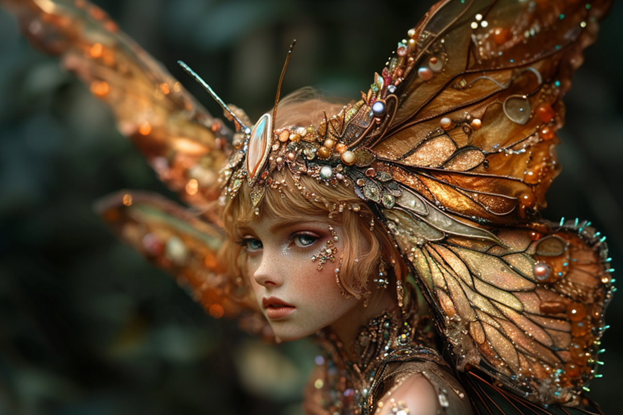 Download Butterfly, Orange, Woman. Royalty-Free Stock Illustration ...