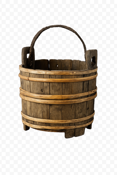 Download Wooden Bucket, Rustic, Vintage. Royalty-Free Stock ...