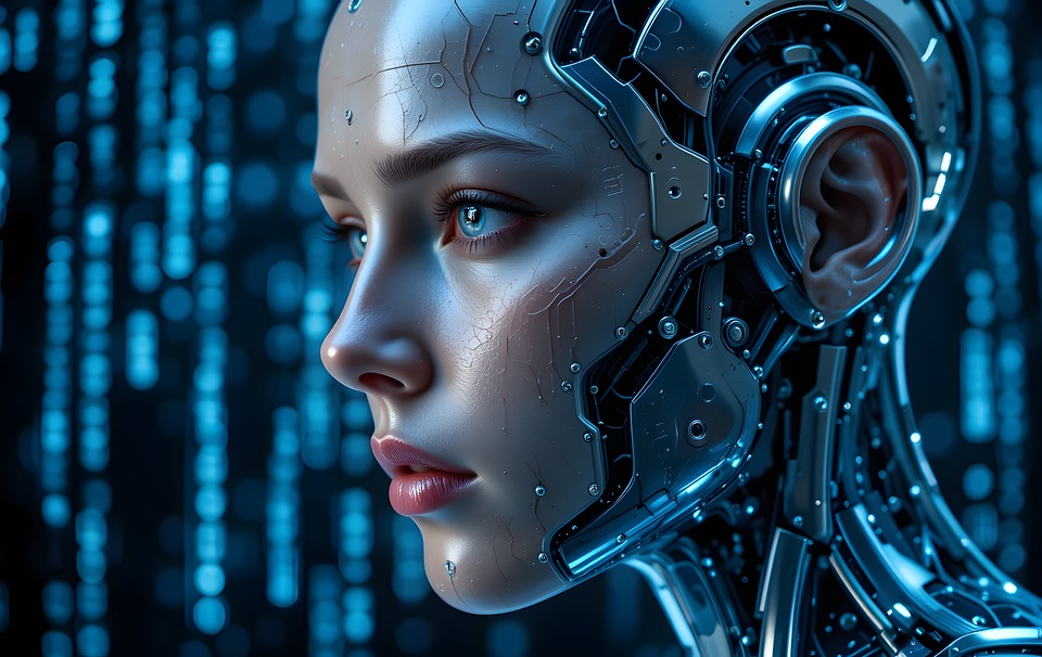 Download Cyborg, Robot, Android. Royalty-Free Stock Illustration Image ...