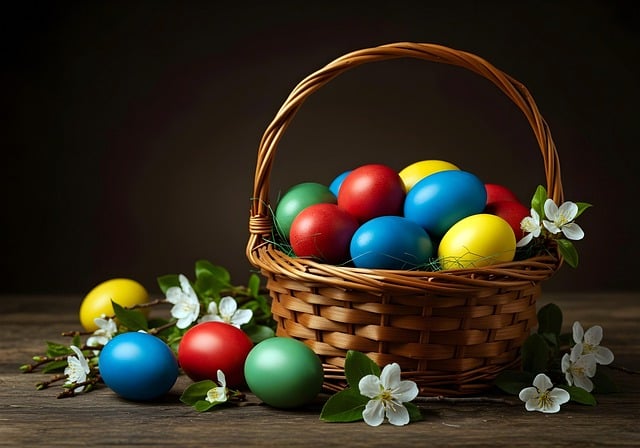 Download Easter Eggs, Eggs, Easter Basket. Royalty-Free Stock ...