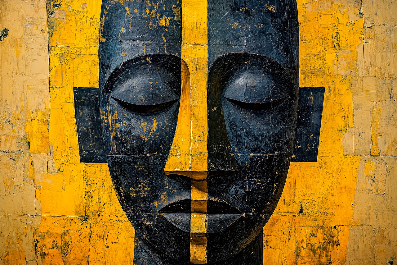 Download Ai Generated, Face, Abstract. Royalty-Free Stock Illustration ...