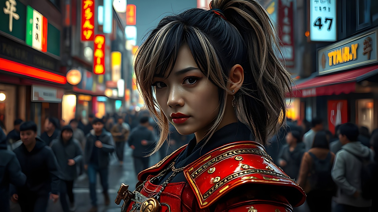 Download Red Demon, Japanese, Superhero. Royalty-Free Stock ...