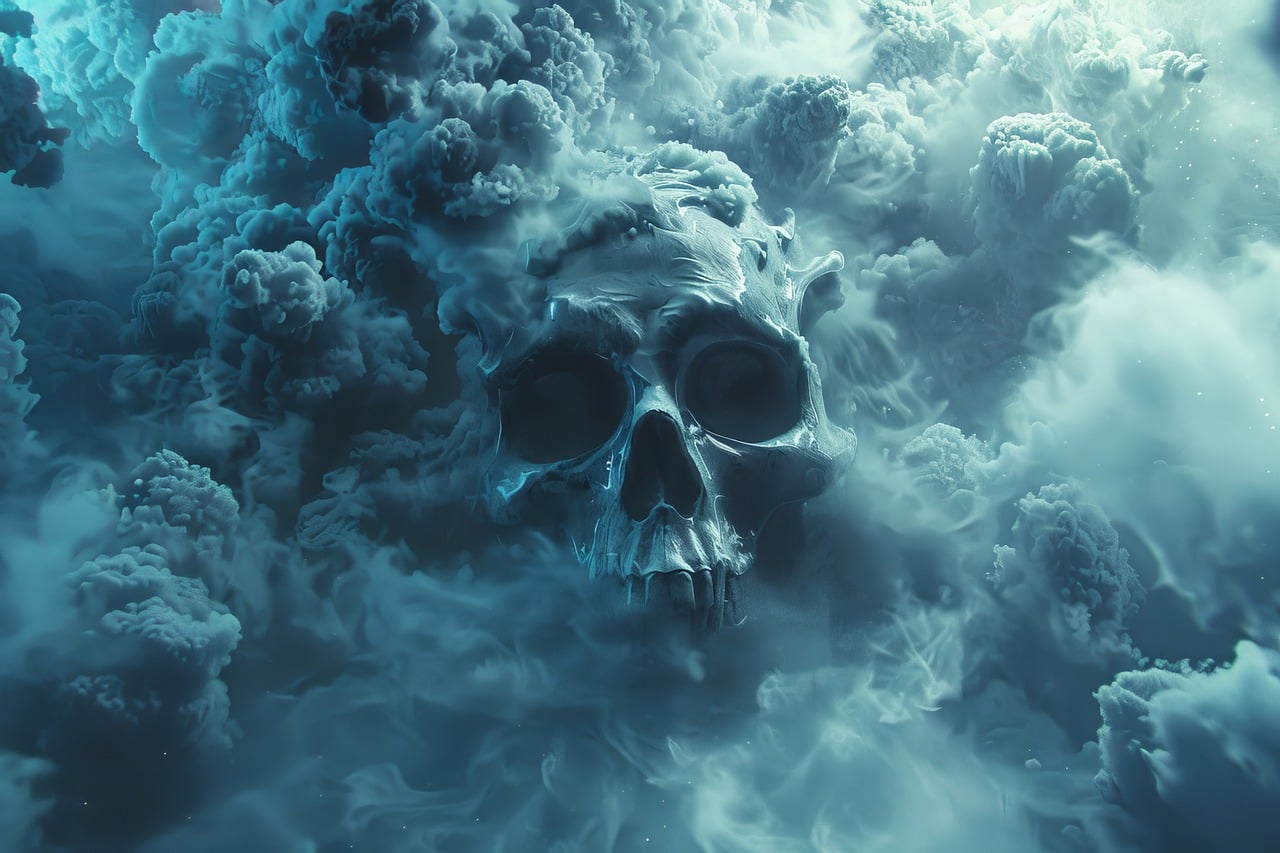 Download Ai Generated, Human Skull, Fear. Royalty-Free Stock ...