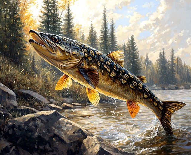 Download Ai Generated, Fish, Lake. Royalty-Free Stock Illustration ...