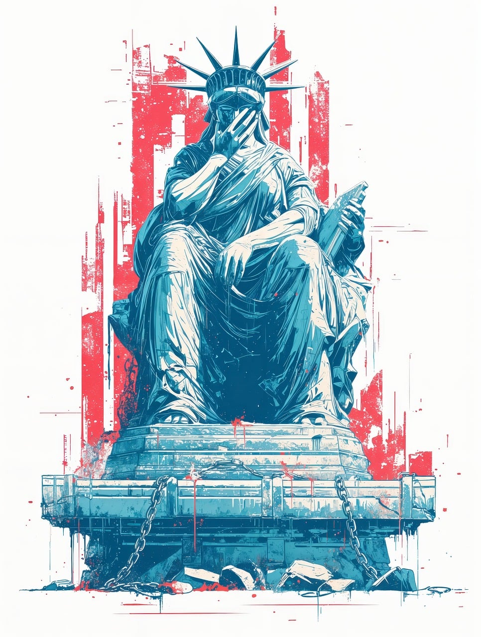 Download Statue Of Liberty, Conceptual Art, Social Criticism. Royalty ...