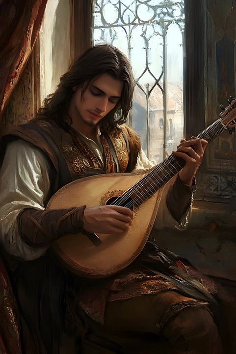 Download Man, Lute, Bard. Royalty-Free Stock Illustration Image - Pixabay