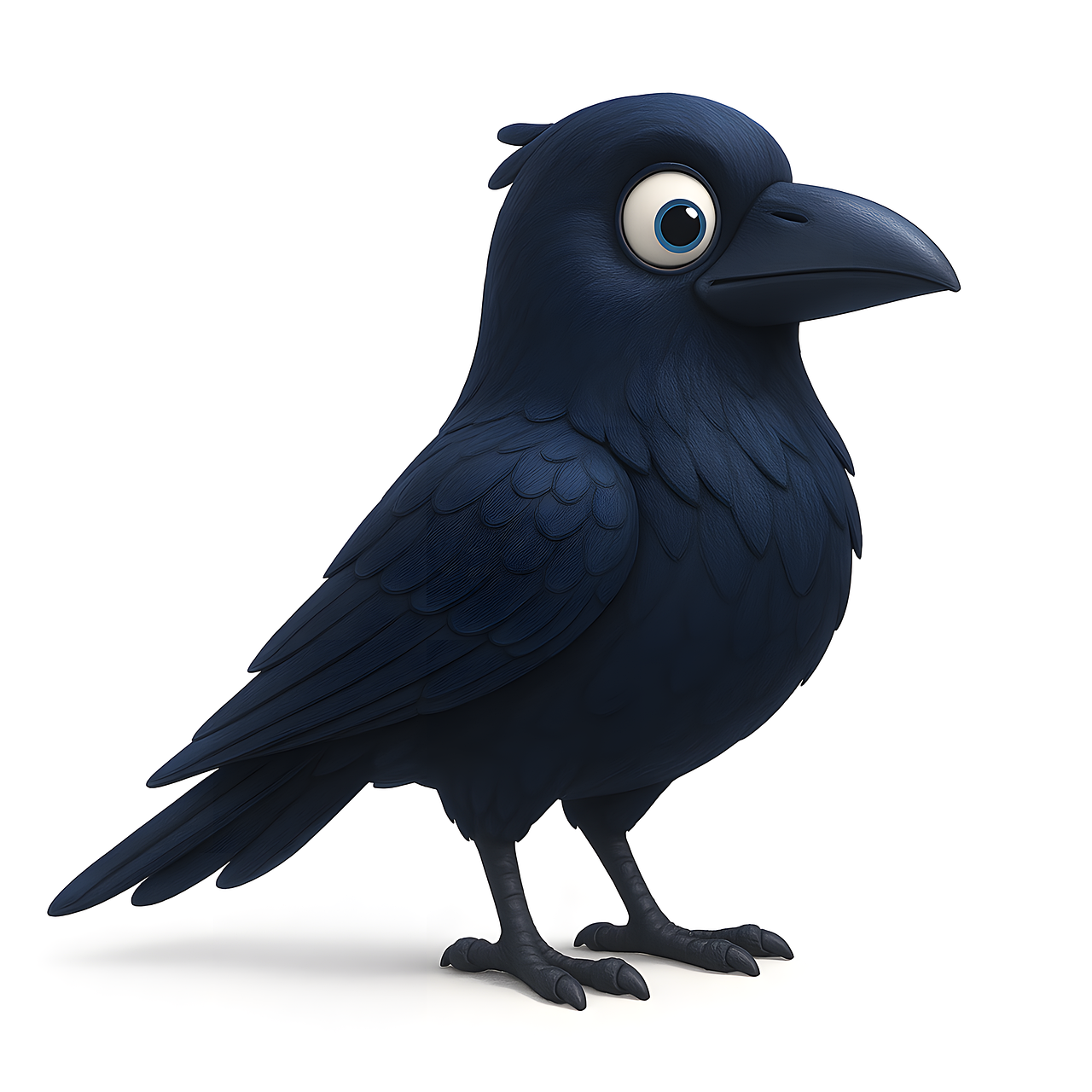 Download Crow, Cartoon Crow, Black Bird. Royalty-Free Stock ...