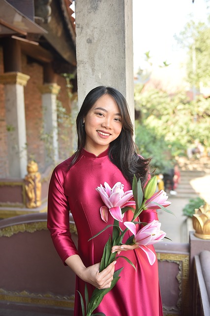 Donna Modello Fiori Sorriso - Foto gratis su Pixabay